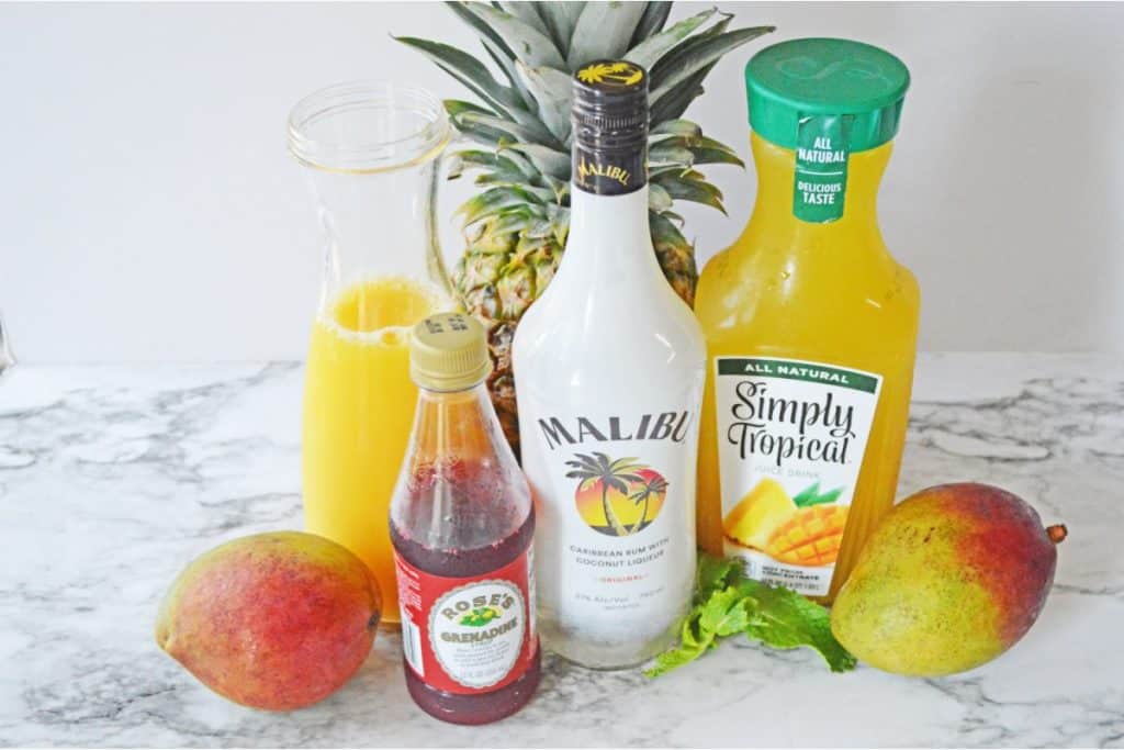 Pineapple Mango Rum Punch - Fun Recipe Ideas