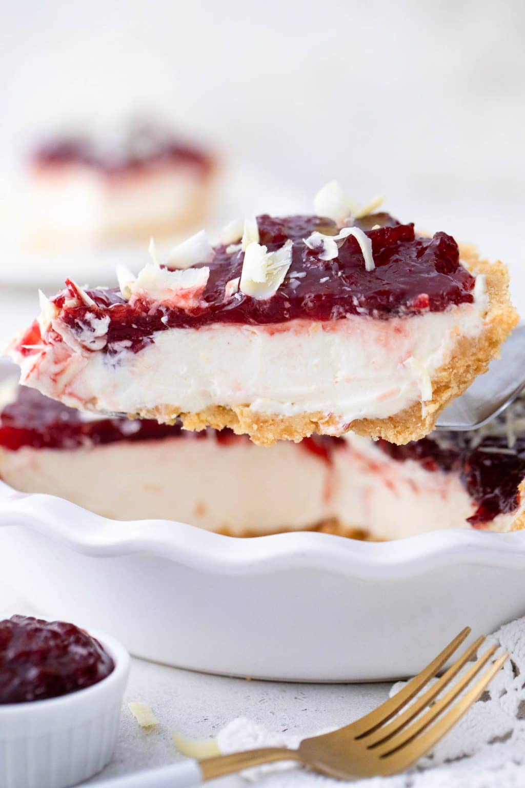 No Bake Cherry Cheesecake - Fun Recipe Ideas